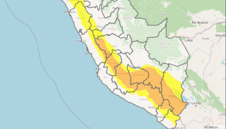Alerta naranja en la sierra del Perú: Senamhi advierte incremento de ...